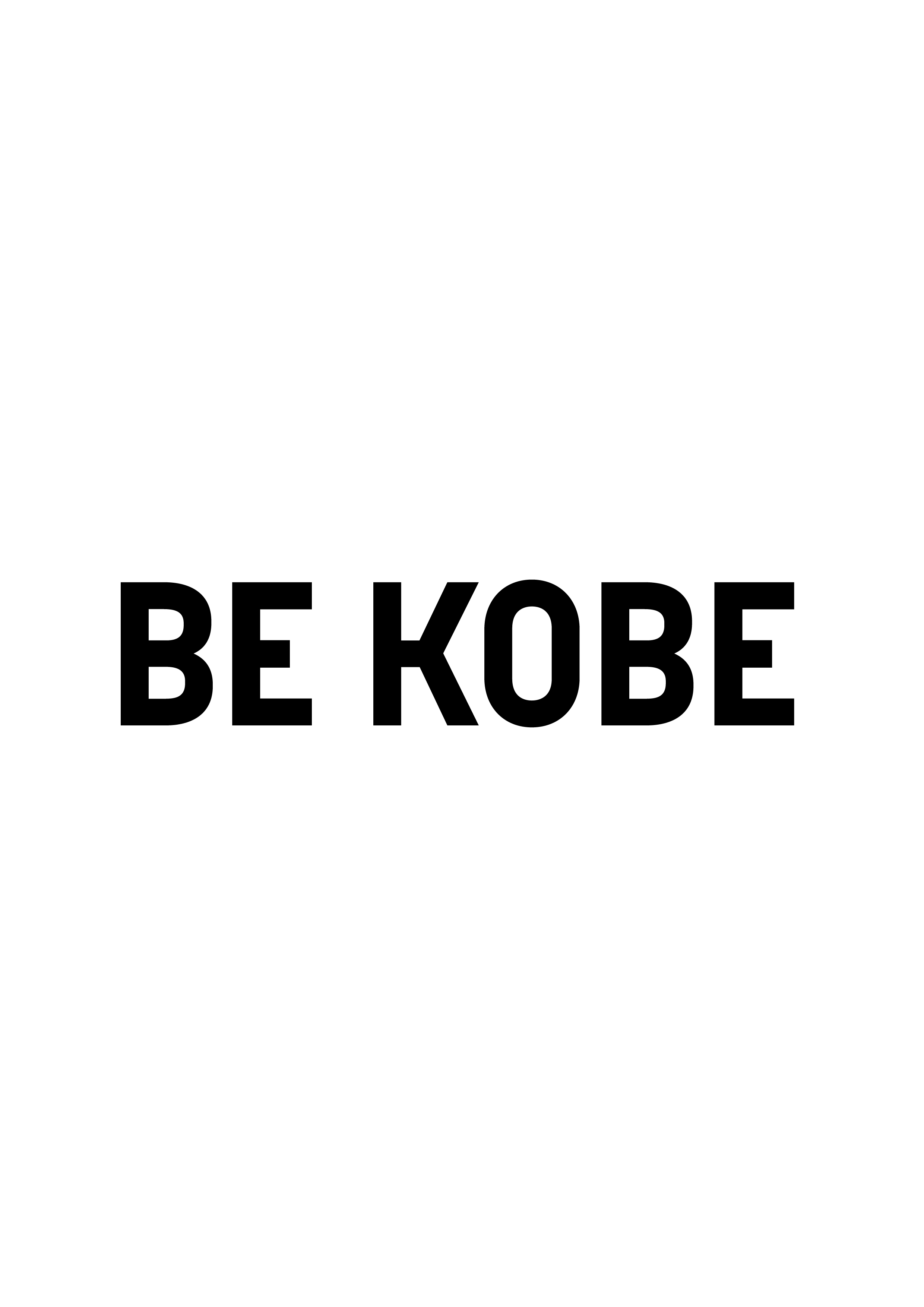 BE KOBE